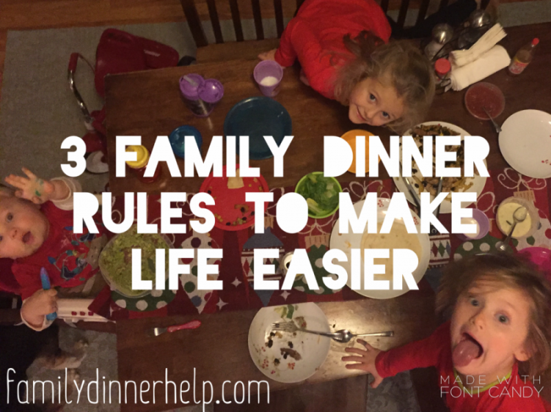Family Dinner Rules | Family Dinner